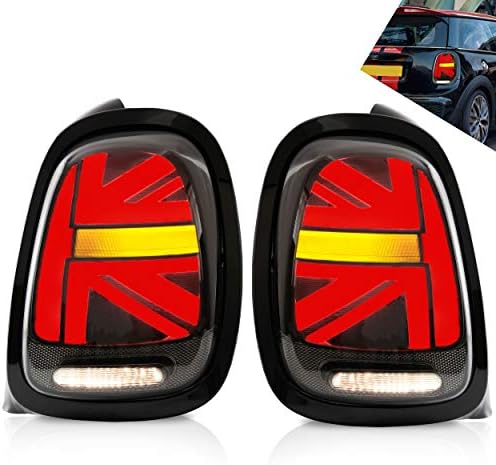Amazon.com: VLAND LED Union Jack Tail lights Fit for BMW Mini Cooper ...