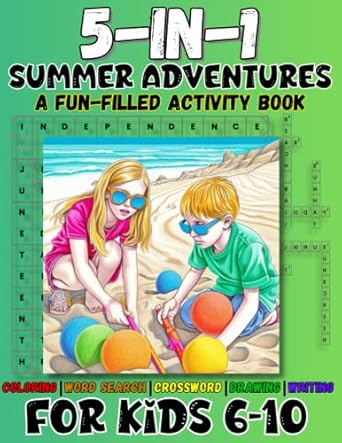 Summer Adventures: A Fun-filled Activity Book for Kids: An Educational ...
