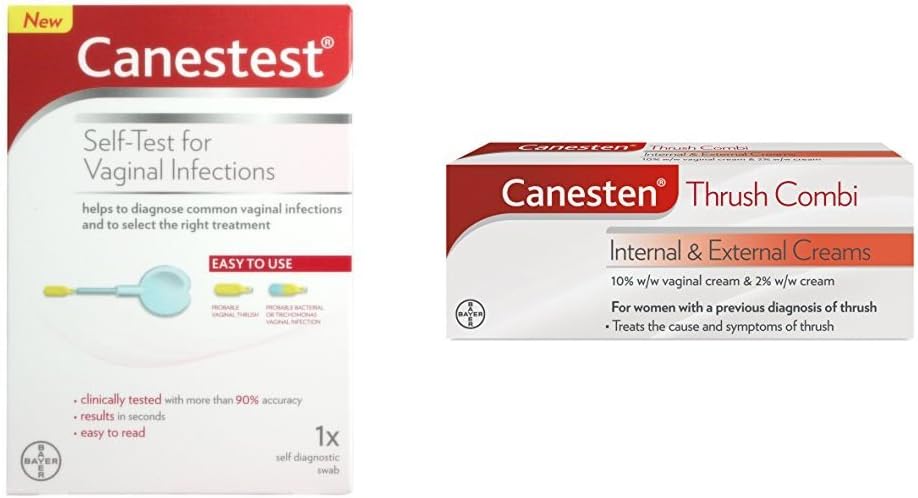 Canesten Canestest Thrush and BV Screening Test and Canesten Thrush ...