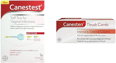 Canesten Canestest Thrush and BV Screening Test and Canesten Thrush ...