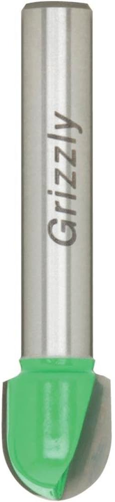 Grizzly C1230 7/16-Inch Radius Core Box Bit - Edge Treatment And ...