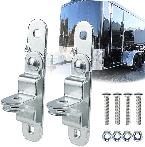 EJYTRVT Heavy Duty Cargo Trailer Door Latch 2 Pack- Secure Trailer Lock ...