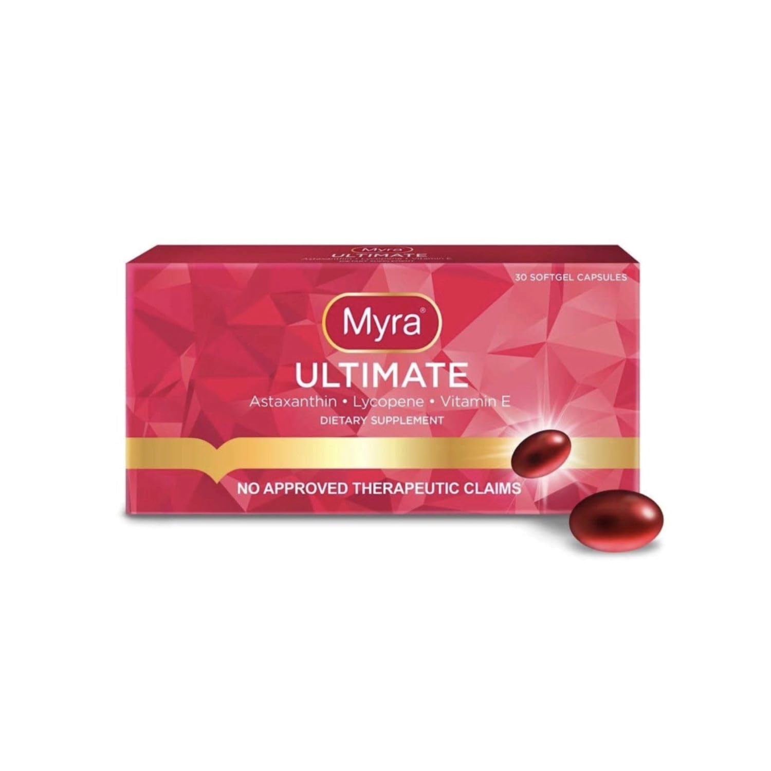 Amazon.com: Generic Myra Utimate Capsules: Astaxanthin, Lycopene and ...