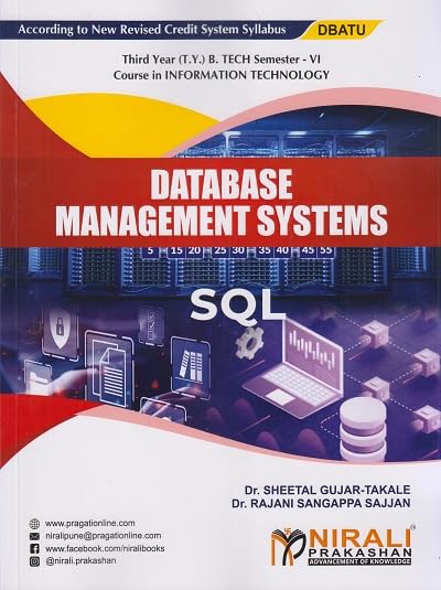 Buy DATABASE MANAGEMENT SYSTEMS (Third Year (T.Y.) B. Tech Course In ...
