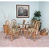 Amazon.com - Premium Rattan Dining Furniture 5 Piece Set (#2401H-BC) - Table & Chair Sets