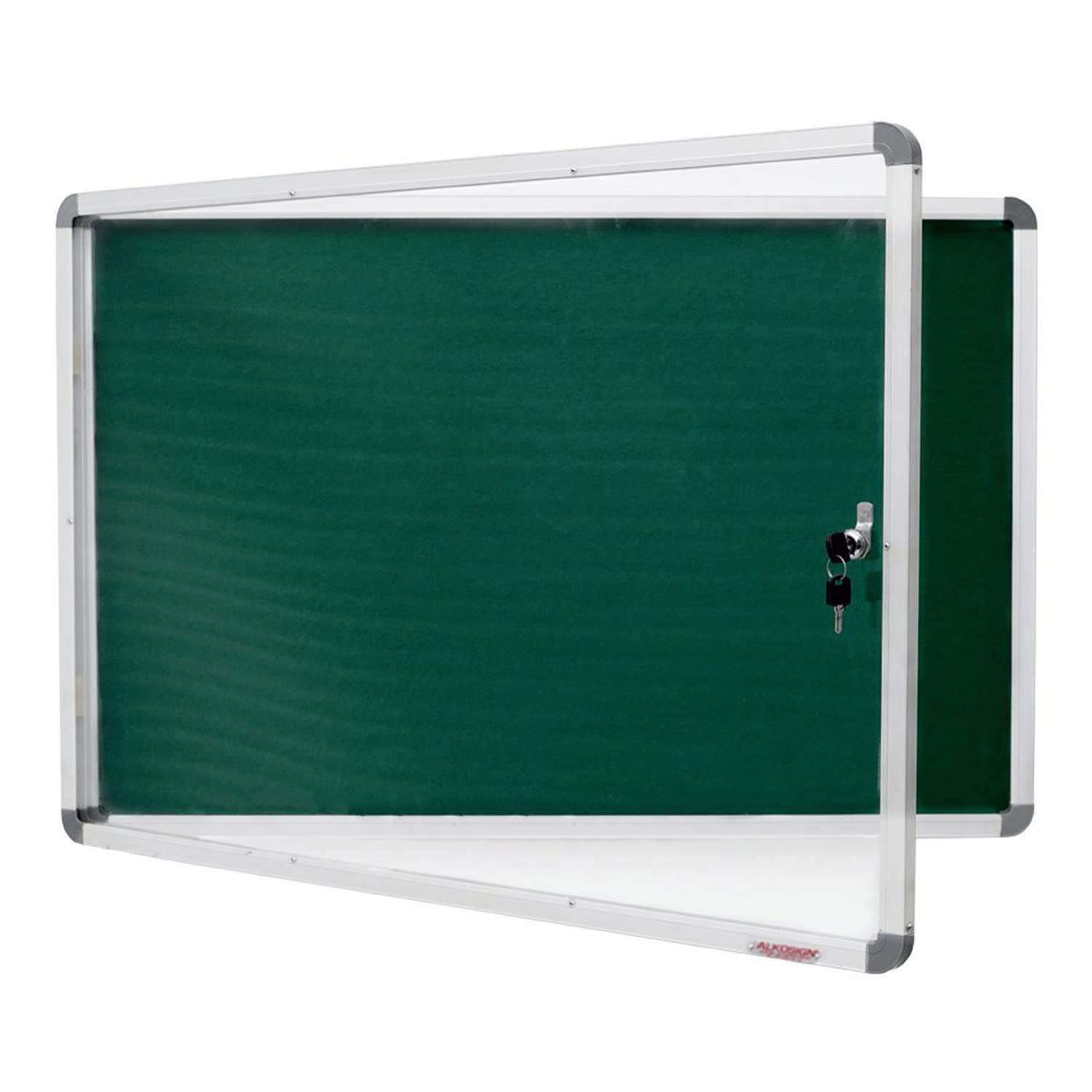 ALKOSIGN Felt Notice Board with Acrylic Cover - Green (2FT x 3FT ...