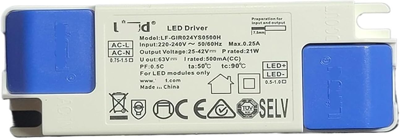 PJKTBEYI Driver LED Spot Alimentation Downlight sans Scintillement ...