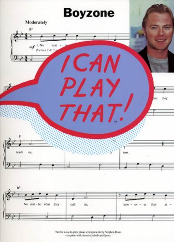 Buy I Can Play That! Boyzone Book Online at Low Prices in India | I Can ...
