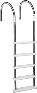 Amazon.com : Blue Wave NE122SS Stainless Steel In-Pool Ladder,Silver ...