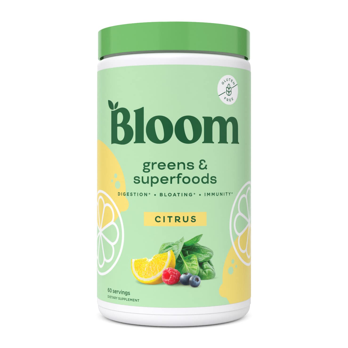 Snapklik.com : Bloom Nutrition Superfood Greens Powder, Digestive Enzymes