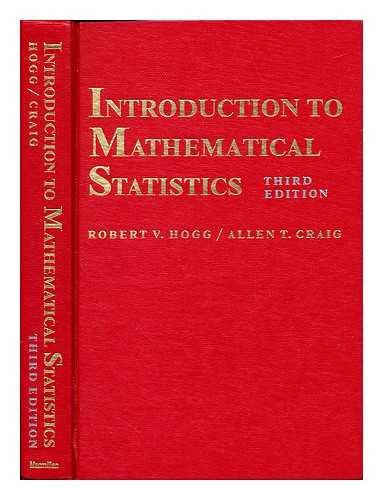 Amazon.com: Introduction to mathematical statistics / by Robert V. Hogg ...