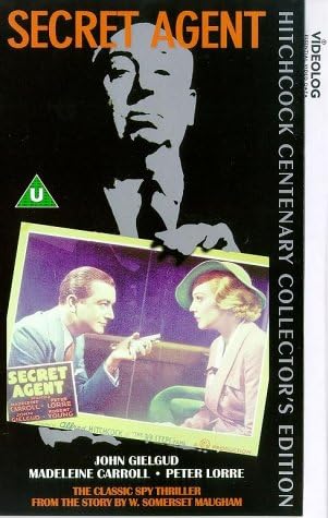 The Secret Agent [VHS] : John Gielgud, Madeleine Carroll, Peter Lorre ...