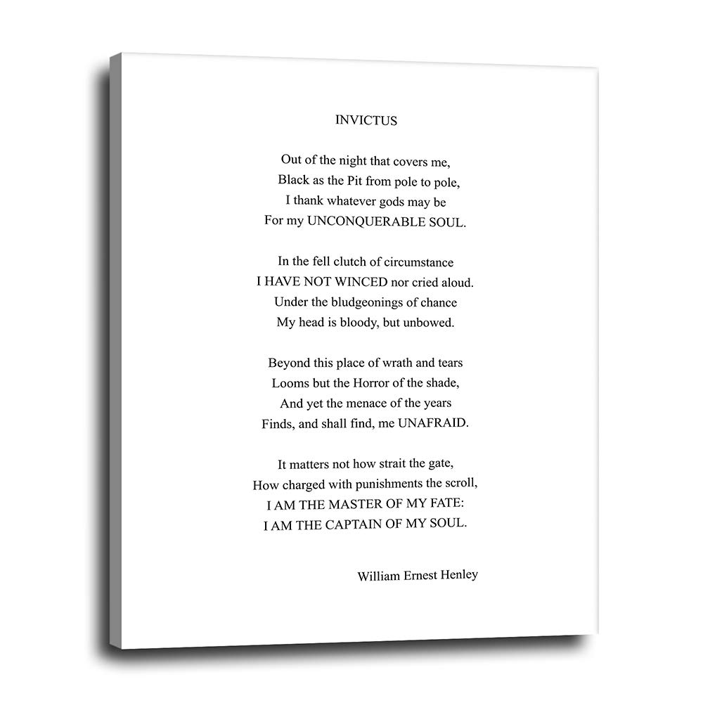 Invictus Poem Printable Invictus Poem Invictus Print Art Print