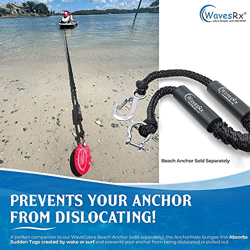 Snapklik.com : WavesRx 7-25 AnchorMate Bungee Line Safer Anchoring For ...
