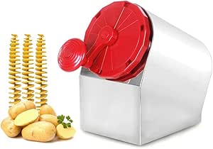 Amazon.com: JXQKJ Tornado Potato Spiral Cutter, Manual Stainless Steel ...