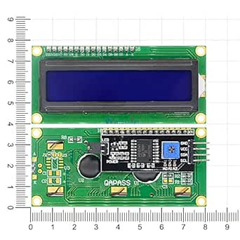 Amazon.com: IIC/I2C 1602 LCD Display Module LCD-1602 I2C Blue Display 5V IIC/I2C/TWI/SPI Serial ...