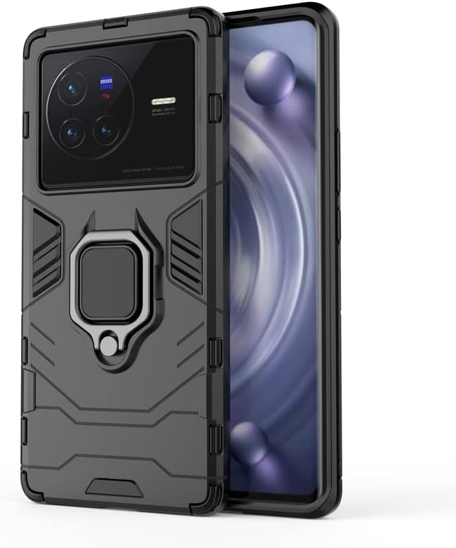 REALCASE Vivo X80 Pro 5G Back Cover Case | Stylish Frameless Matte Hard ...
