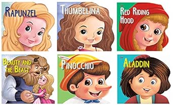 Board Books : Fairy Tales Pack 2 (Set of 6 Books) (RAPUNZEL, THUMBELINA ...