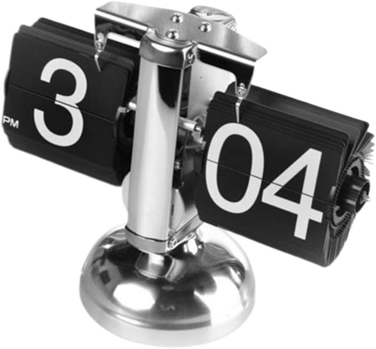 Karlsson Flip Calendar Wall Clock White Mini Flip,White, 24.5x24,5x10cm ...