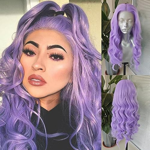 Amazon.com : RONGDUOYI RDY Body Wave Long Violet Purple Colored ...