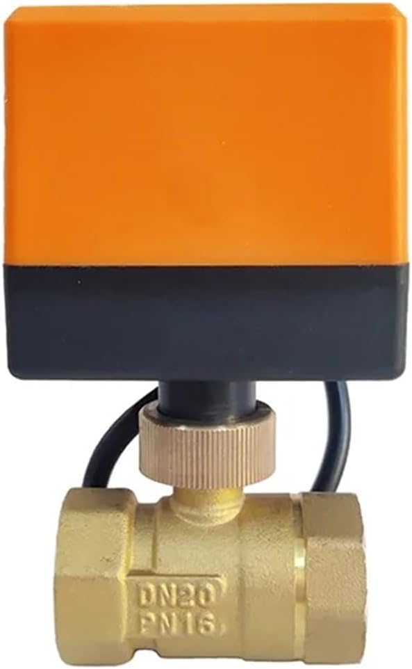 Amazon.com: DN20 Electric Ball Valve With Motor 3-Wire Brass Motorized ...