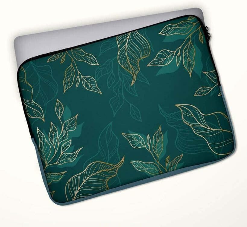 Creative Dukaan's Green Laptop Sleeve for Macbooks & Laptops (15.6 ...