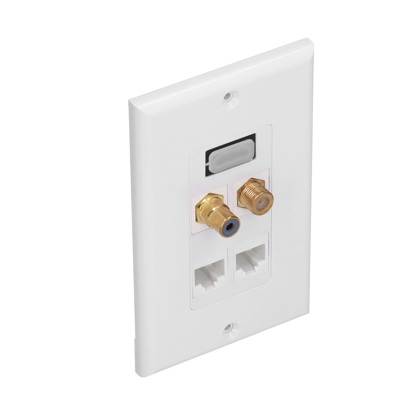 Gind Audio Video Wall Socket Abs Multimedia Port Composite Video ...