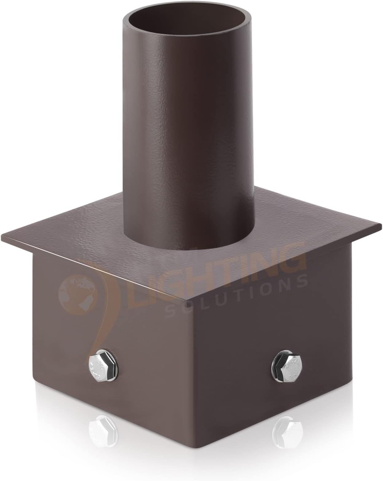 Tenon Adapter for 5 inch OD Square Pole Mount with 2-3/8" Vertical ...