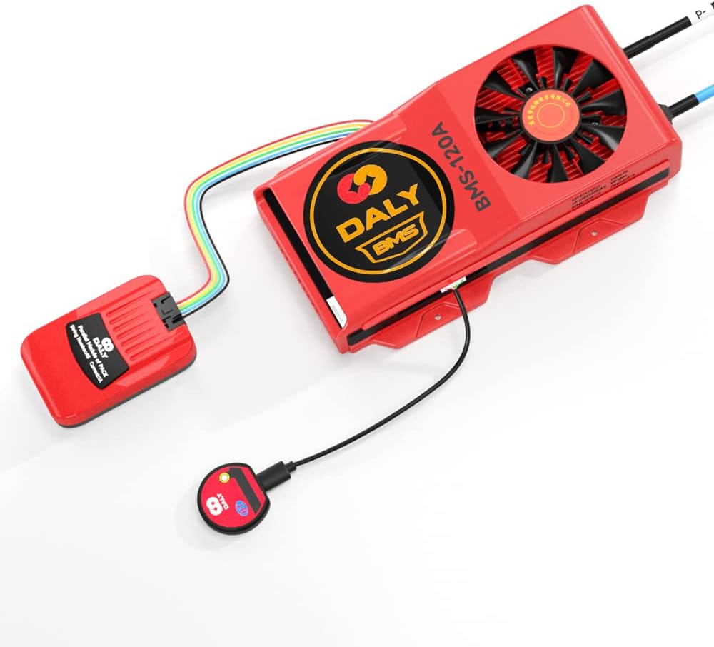 Amazon.com: DALY Smart BMS Parallel Connector 1A + 12V LiFePo4 BMS 4S ...