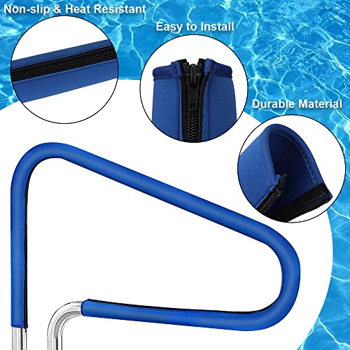 Kingovalley Pool Handrail Cover, Zipper Slip Resistant Swimming Pool ...