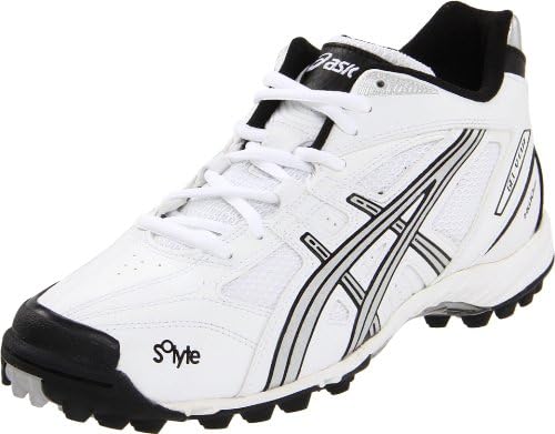 Amazon.com | ASICS Women's GEL-V Cut MT Turf Field Shoe,White/Silver ...