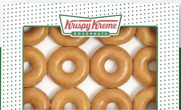 KRISPY KREME Original Glazed Dozen Doughnuts Made Fresh Daily (12 in ...