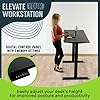 TechOrbits Adjustable Standing Desk – 47 x 24 Inch, Motorized Electric ...