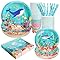 Amazon.com: Under the Sea Birthday Party Supplies Decorations, Ocean ...