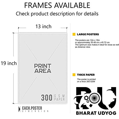 Bharat Udyog One Piece Poster - Wanted Set Of 10 Wall Sticker 300 Gsm ...