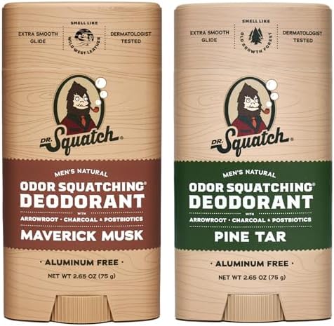 Amazon.com : Dr. Squatch Natural Deodorant for Men – Odor-Squatching ...