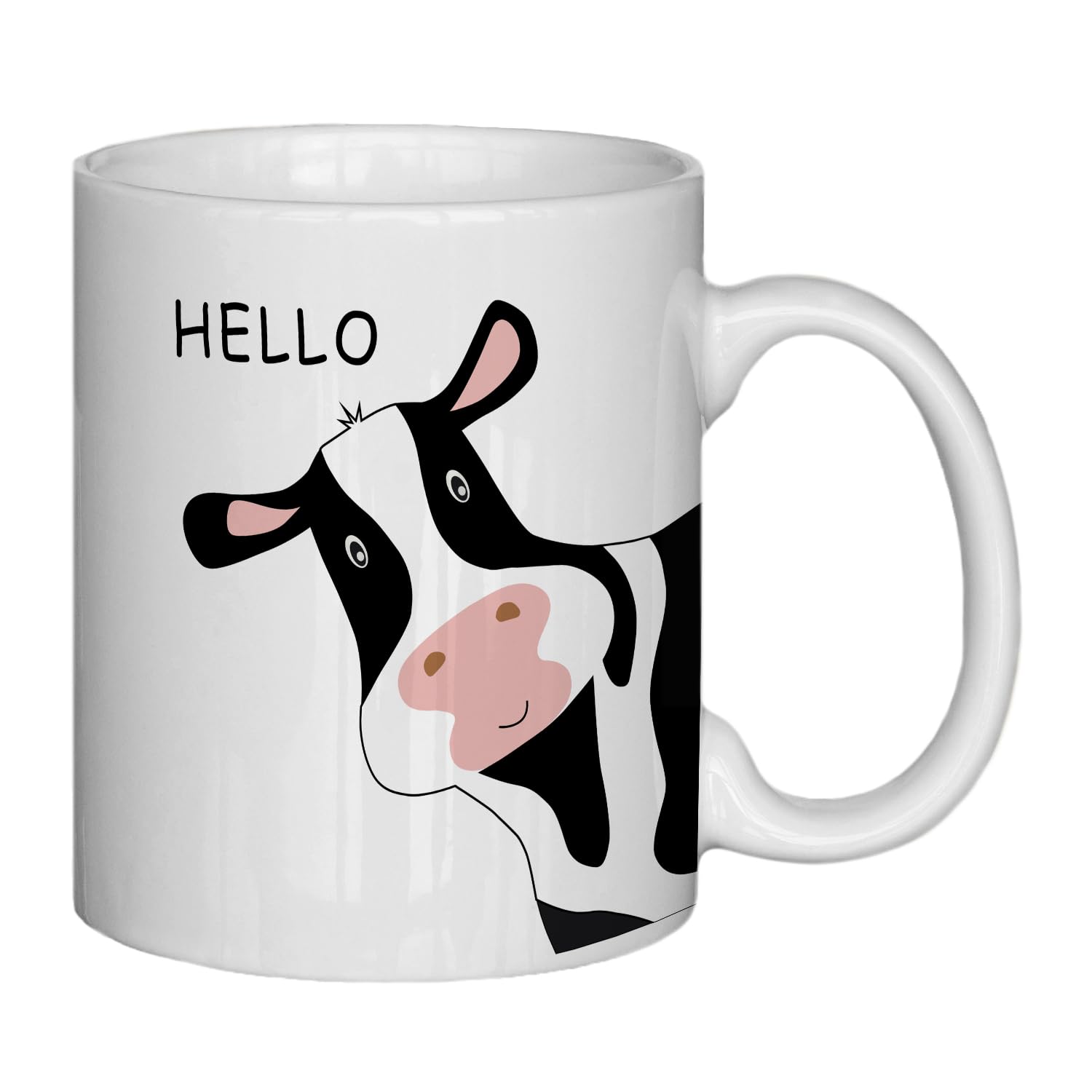 Amazon.com: NATSUNO Cow Mug,Cow Coffee Mug,Cow Gifts,Cow Mug Cup,Hello ...