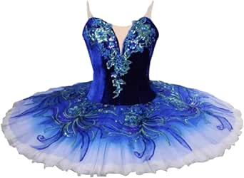 Amazon.com: OTMYIGO Professional Ballet Tutu Girls Platter Pancake Tutu ...