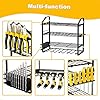 Mutool Power Tool Organizer Storage Rack Wall Mount Drill Holder for 4 ...