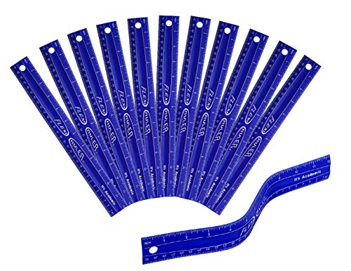 Snapklik.com : Its Academic Flexi Rulers, 12-inch Flexible Non ...