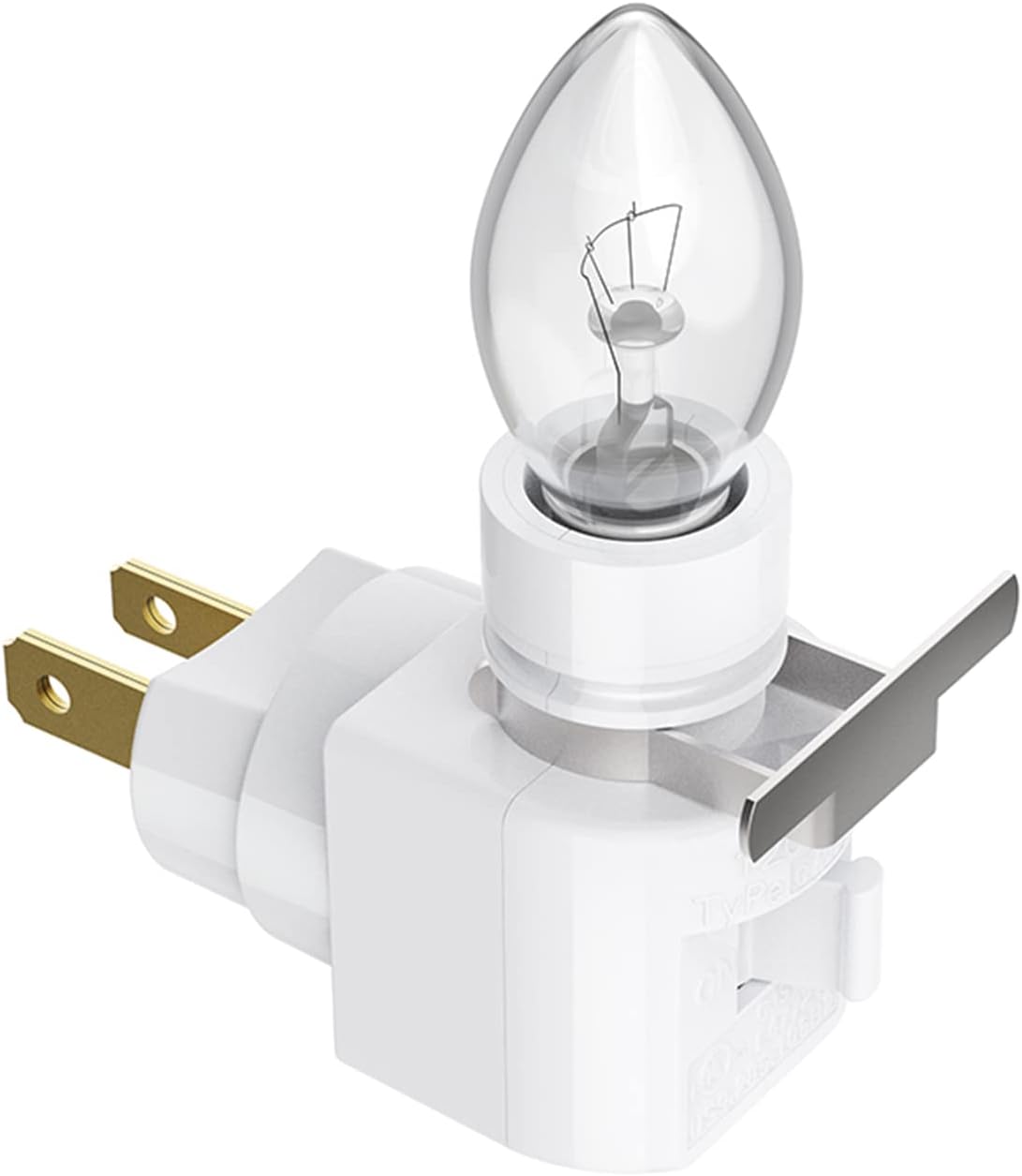 Creative Hobbies White Auto On Sensor Plug in Night Light Module ...