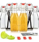 Amazon.com: WILLDAN Set of 6-16oz Swing Top Glass Bottles - Flip Top ...