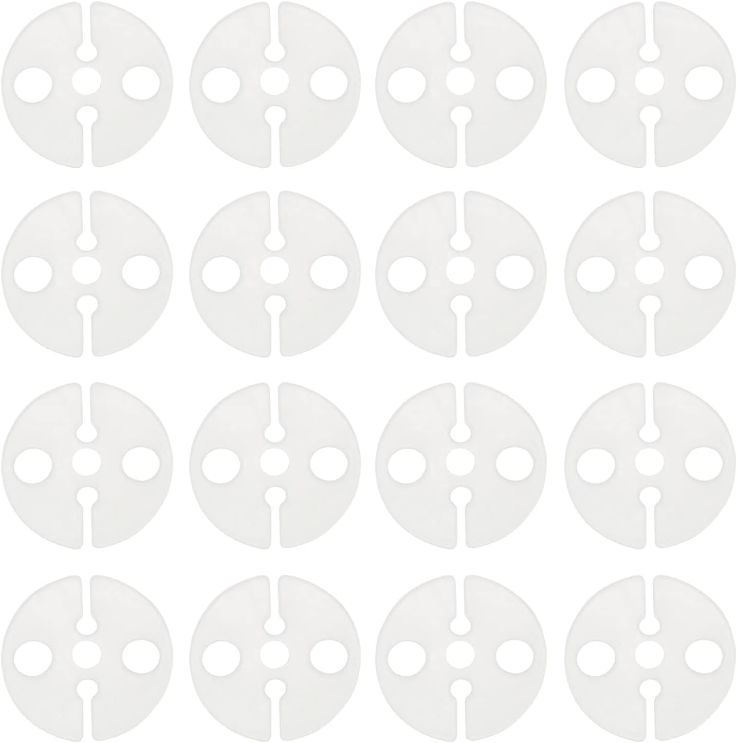 Amazon.com: Balloon Clips DGBRSM 50pcs White Round Plastic Balloon ...