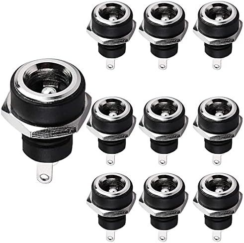 Amazon.com: Fancasee (4 Pack) 5.5mm x 2.1mm Female DC Power Jack Socket ...