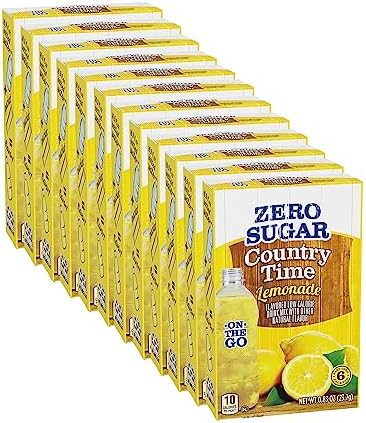 Amazon.com : Country Time Lemonade Sugar Free On the Go! 6 Packets ...
