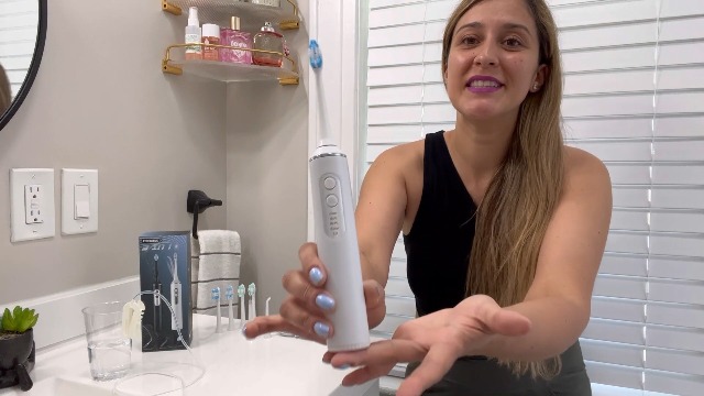 Watch Toothbrush and Water Flosser Combo, 3 in 1 Electric Toothbrush ...