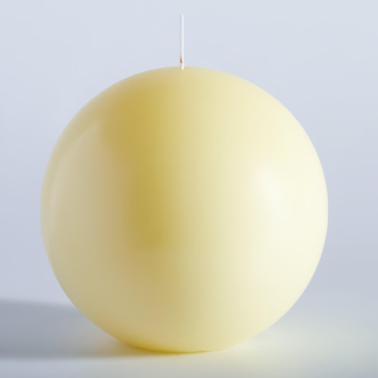 Amazon.com: 4 Inch Pale Ivory Ball Candles : Home & Kitchen