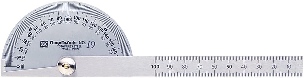 Amazon.com: Niigata Seiki PRT-19 SK Protractor No. 19 with Scale