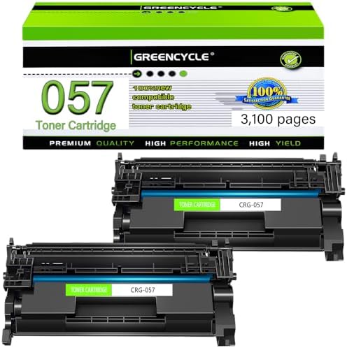 Amazon.com: greencycle CRG057 Compatible Toner Cartridge Replacement ...