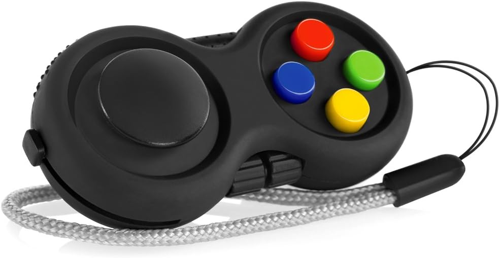 The Original Fidget Retro: The Rubberized Classic Controller Game Pad ...